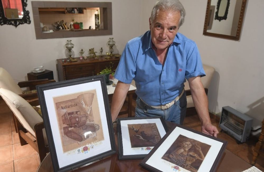 José Lardone, el artista mendocino que conjuga sus pinturas con vinos ...