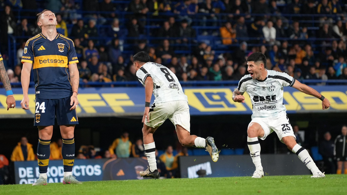 Boca ganaba 2 a 0, pero Central Córdoba reaccionó y sacó un gran empate en La Bombonera