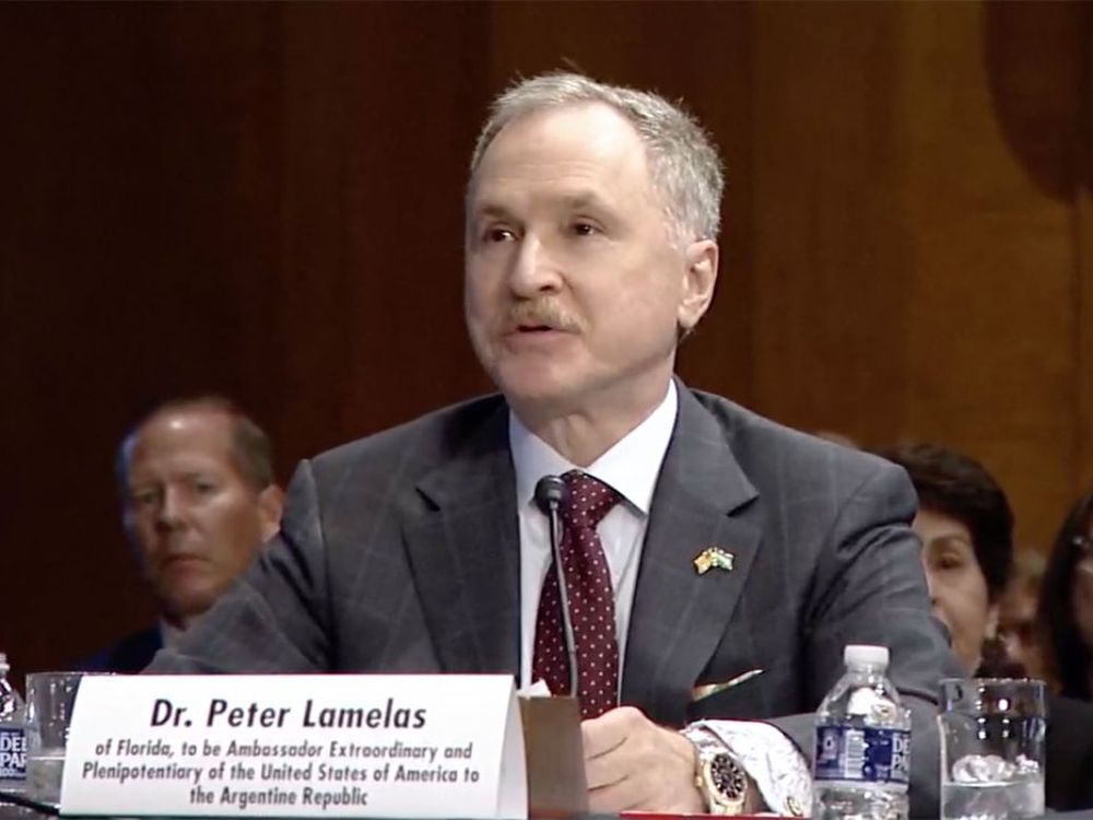 Qué dijo Peter Lamelas, el embajador elegido por Trump en Argentina, y ...