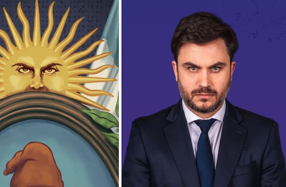 Nuevo logo presidencial: el sol se parece a la cara de Ramiro Marra y ...