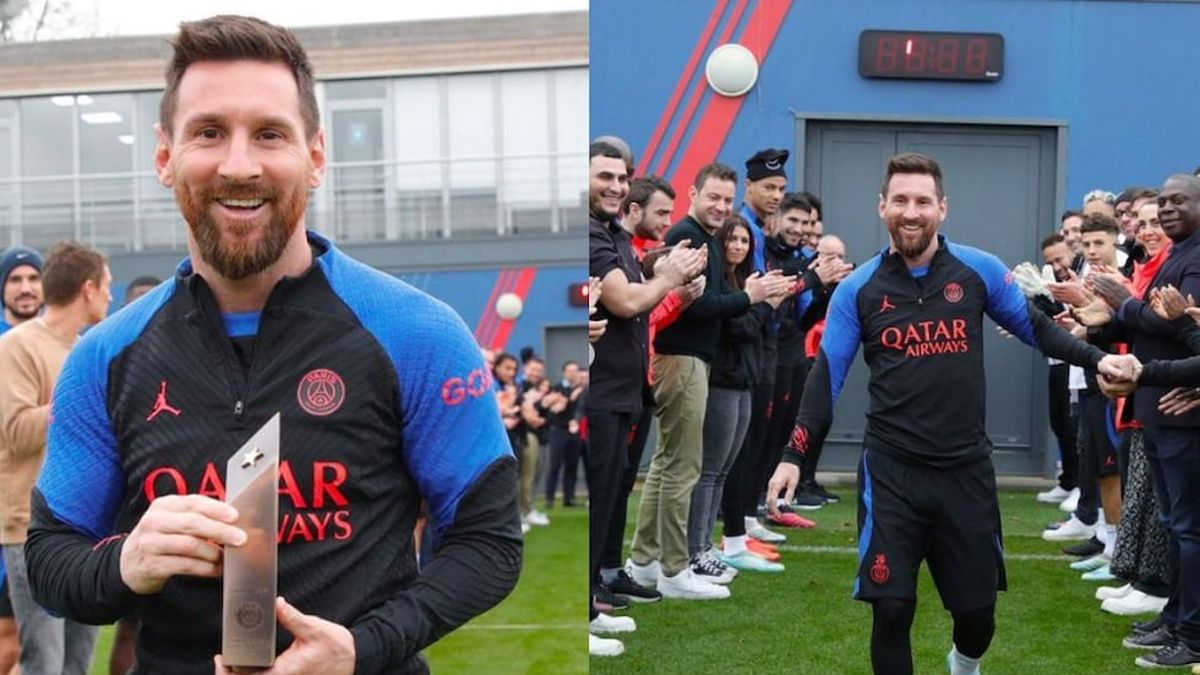 Lionel Messi volvió a los entrenamientos en el PSG y el club lo recibió ...