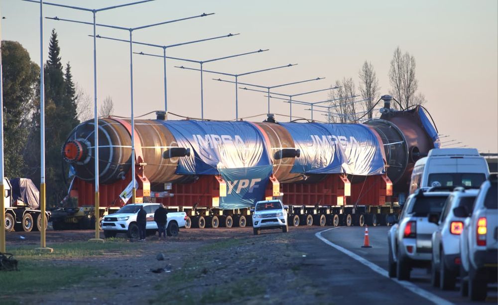 Avanza el traslado del reactor de IMPSA: el recorrido previsto para ...