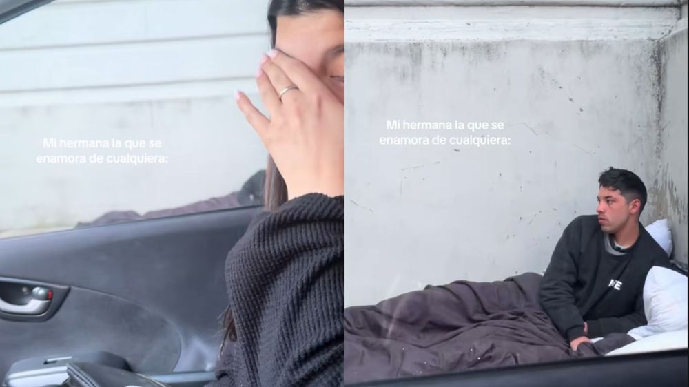 Se enamoró de un chico en situación de calle, su video se hizo viral y estallaron los comentarios