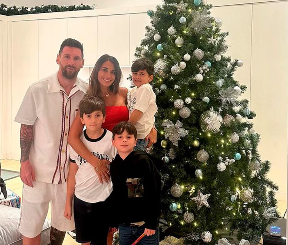 Messi y Antonela mostraron su Navidad en Rosario: la foto íntima y una ...