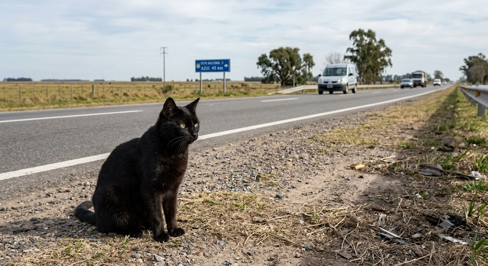 Qué significa ver un gato negro al costado de la ruta y por qué genera ...