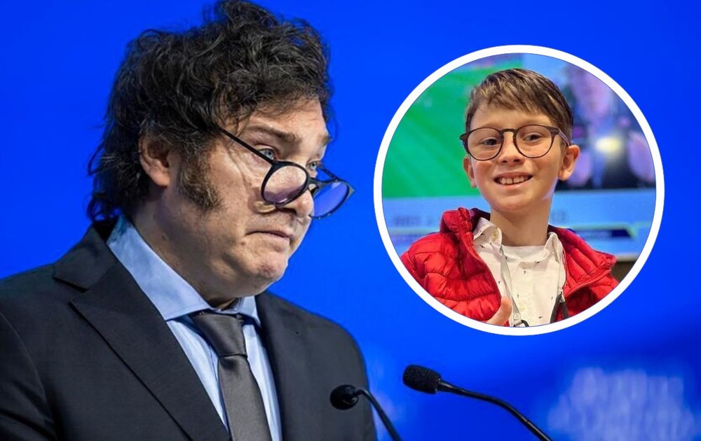 El nuevo enemigo de Milei: quién es Ian Moche, el nene con autismo que ...