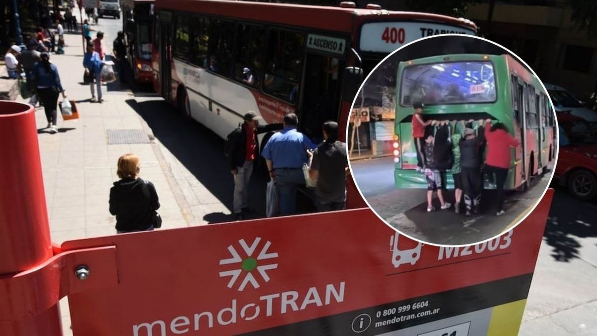 Las Heras: un niño de 12 años se colgó de un colectivo, cayó y lo ...