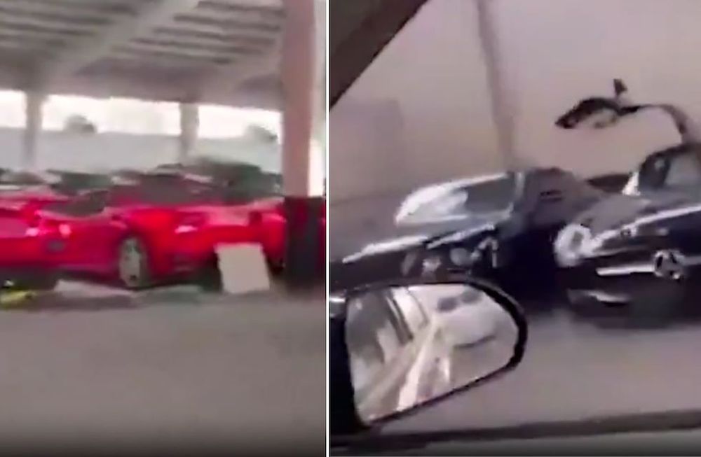 Las impactantes imágenes de la colección de autos de lujo de Bashar al ...