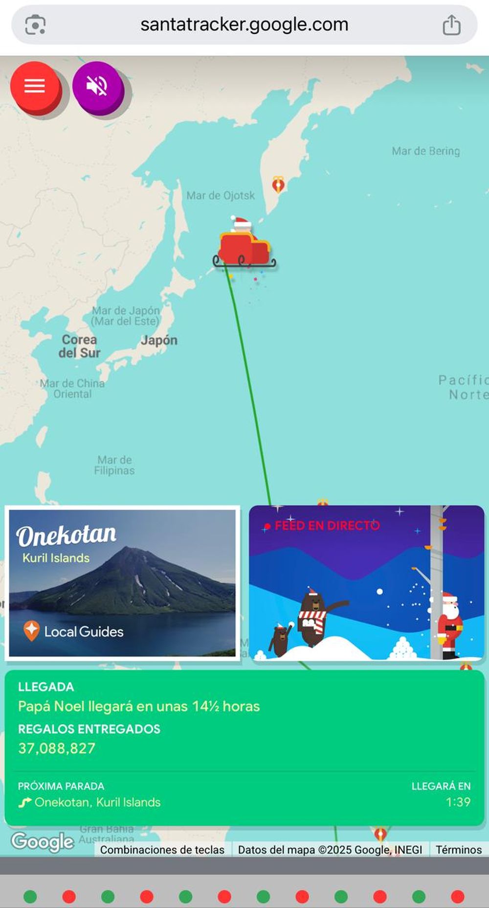 Santa Tracker: ¿Dónde está Papá Noel por el mundo y cuál es el último ...