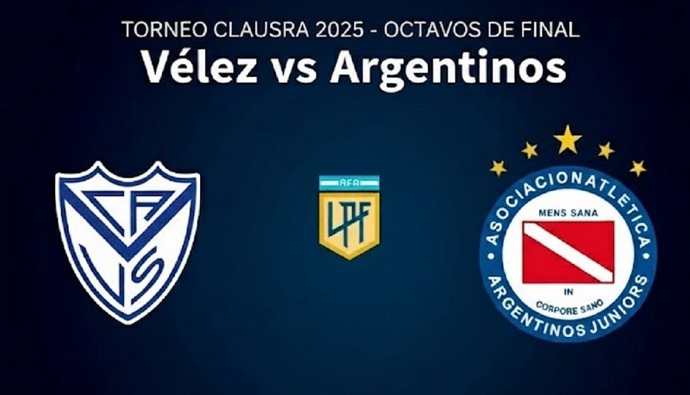 Velez vs. Argentinos Juniors por los octavos de final del torneo ...