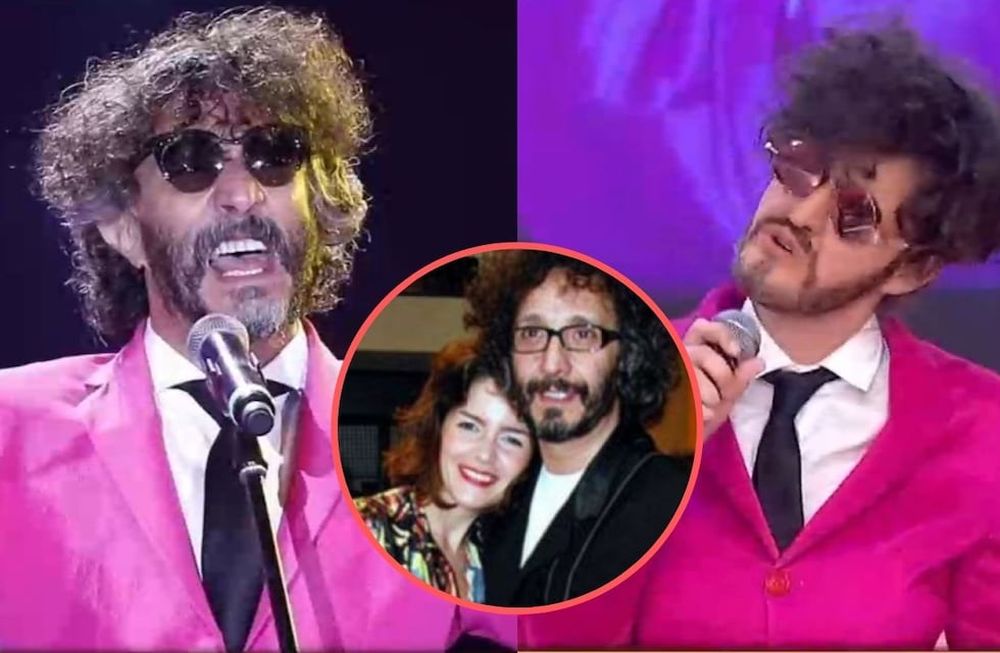 Romina Ricci se caracterizó como su ex, Fito Páez, y el cantante le ...