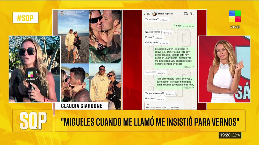 Sabrina Rojas bancó a Wanda Nara: confesó que también le fueron infiel ...