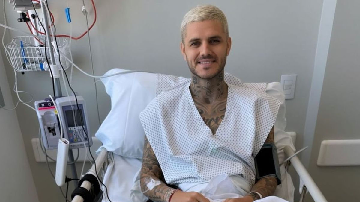 En medio del escándalo con Wanda Nara, Mauro Icardi fue operado por su lesión de rodilla
