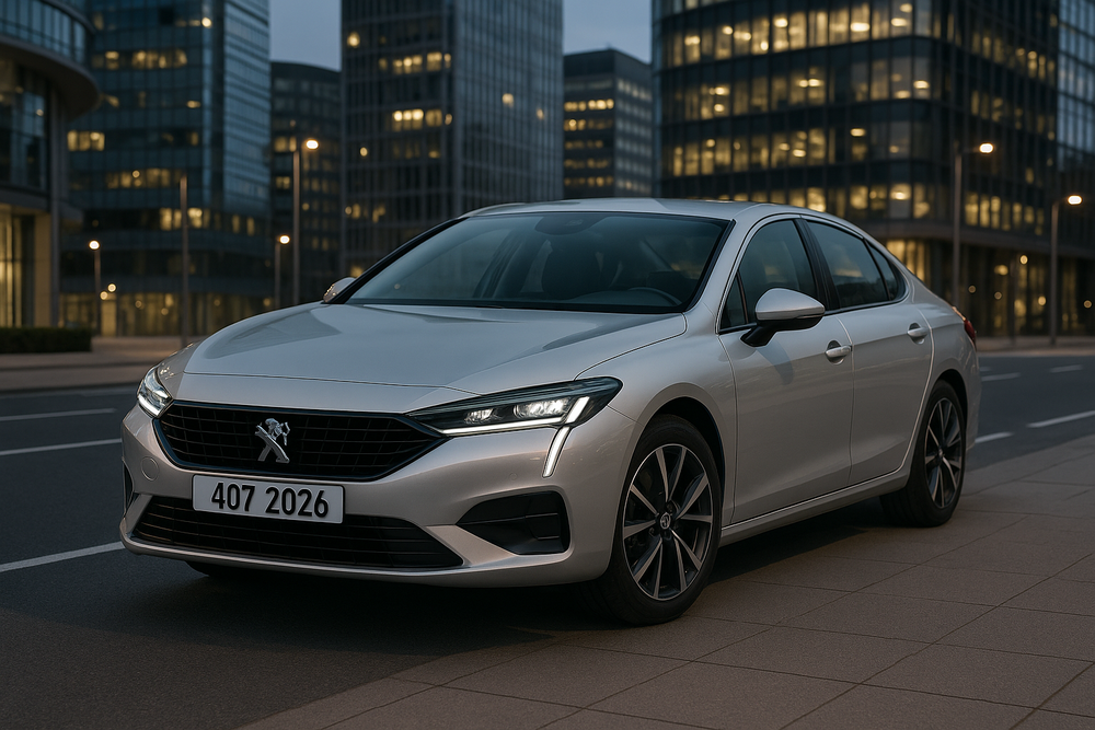 Así se vería el nuevo Peugeot 407: la versión 2026 del histórico auto