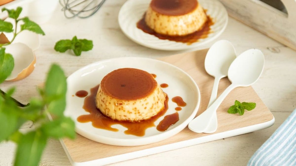 La receta con TRES PASOS del mejor flan individual: Ideal para el ...