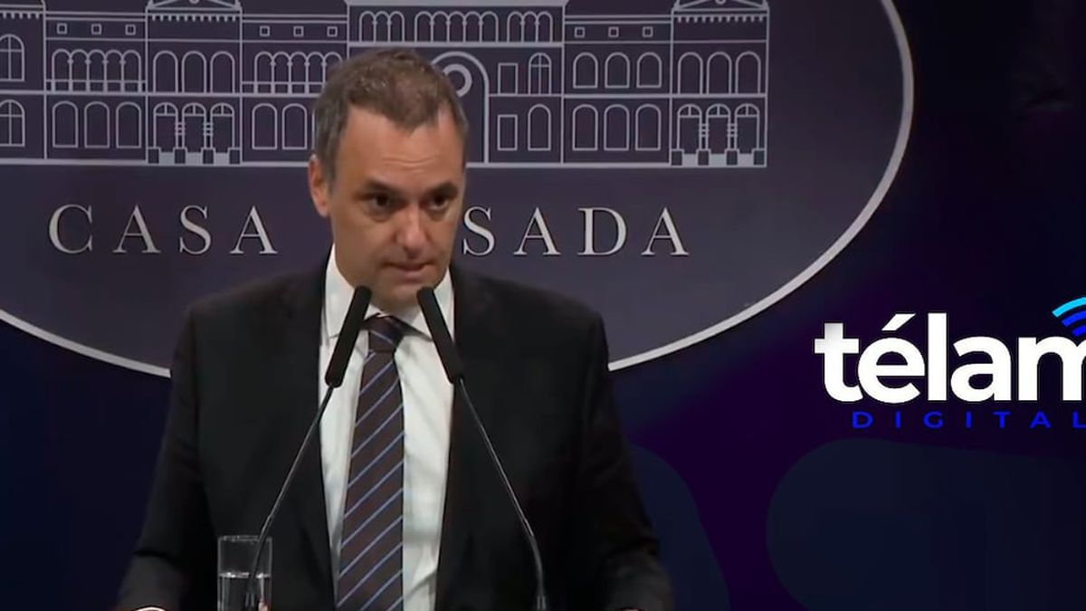 El vocero presidencial Manuel Adorni anunció que la agencia Télam “ha ...