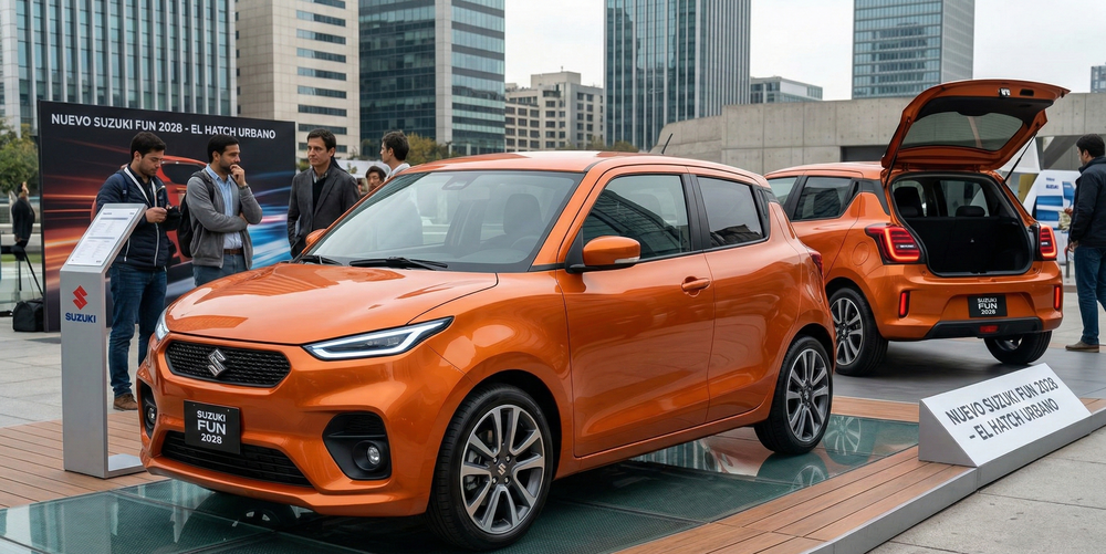 Así se vería el nuevo Suzuki Fun: la versión 2028 del clásico auto