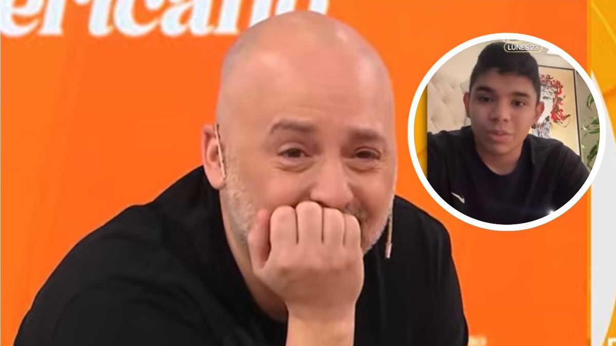 El llanto de José María Muscari al escuchar el mensaje de su hijo Lucio ...