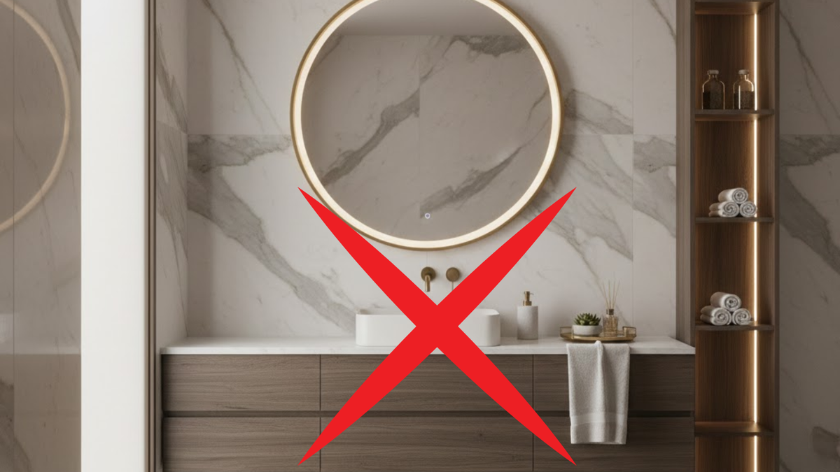 El antebaño pasó de moda: así serán los baños modernos en 2026