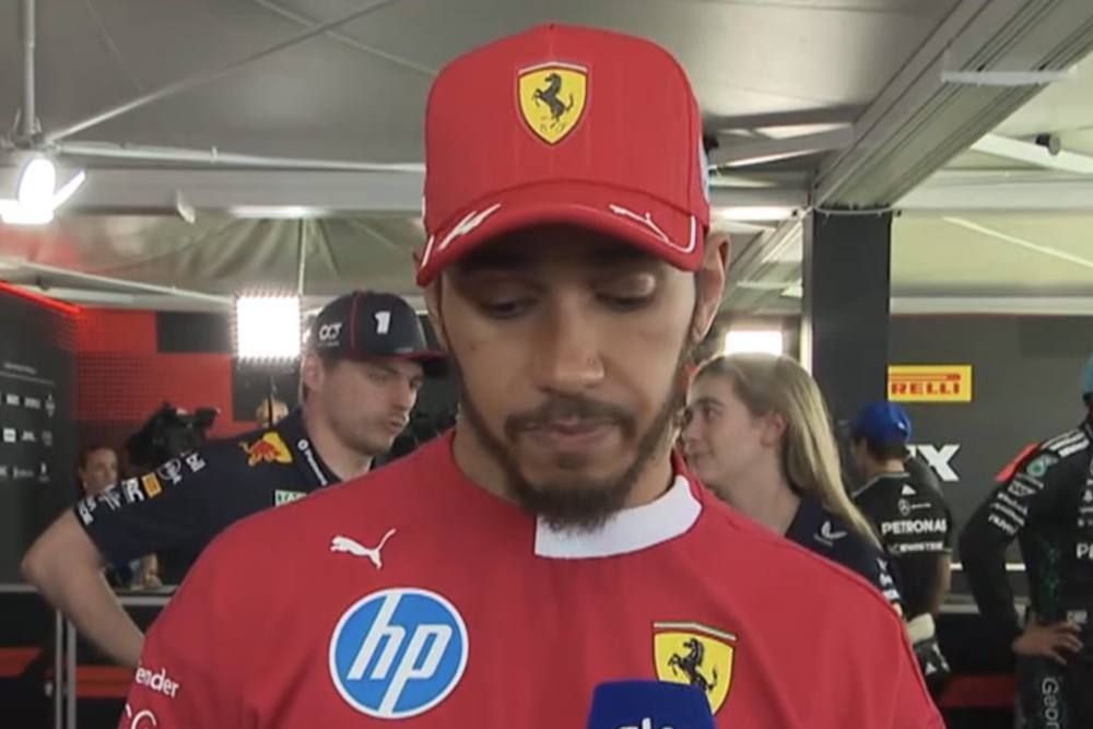 El lamento de Lewis Hamilton tras enterarse que atropelló a un animal ...