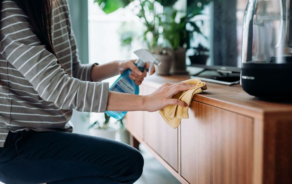 Una limpieza perfecta: un simple producto deja los muebles de melamina ...