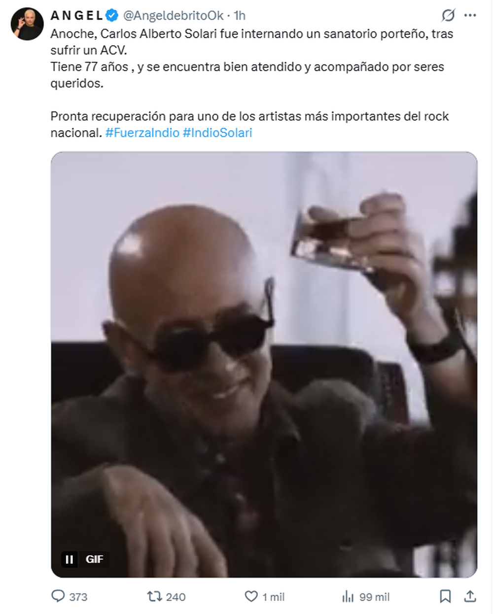 Qué le pasó al Indio Solari: preocupación en el rock nacional