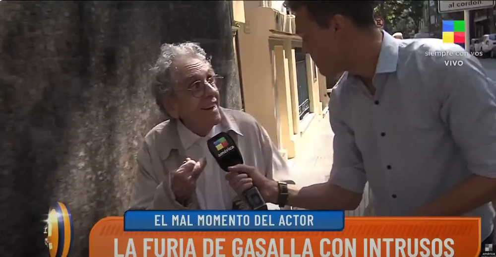 El día que Antonio Gasalla insultó a un periodista que quería ...