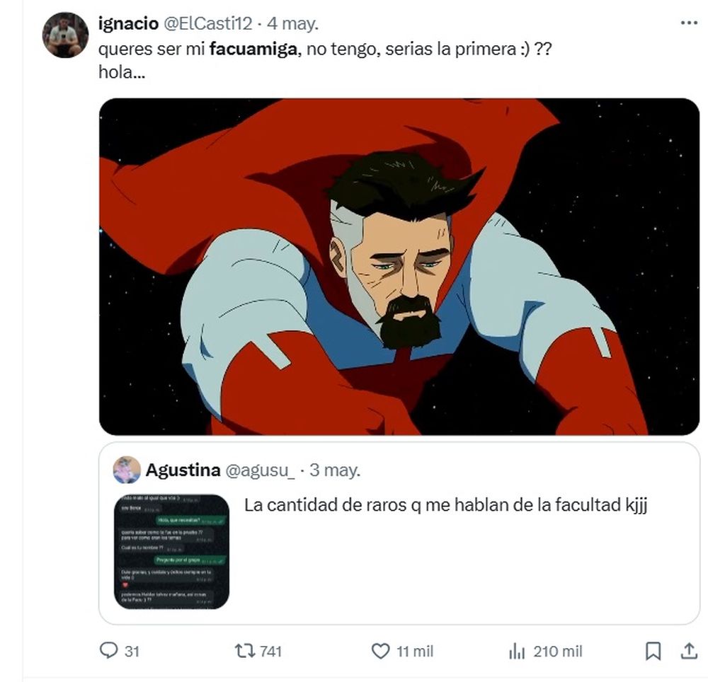 Facuamiga: los divertidos memes por el WhatsApp de Benja que encendió ...