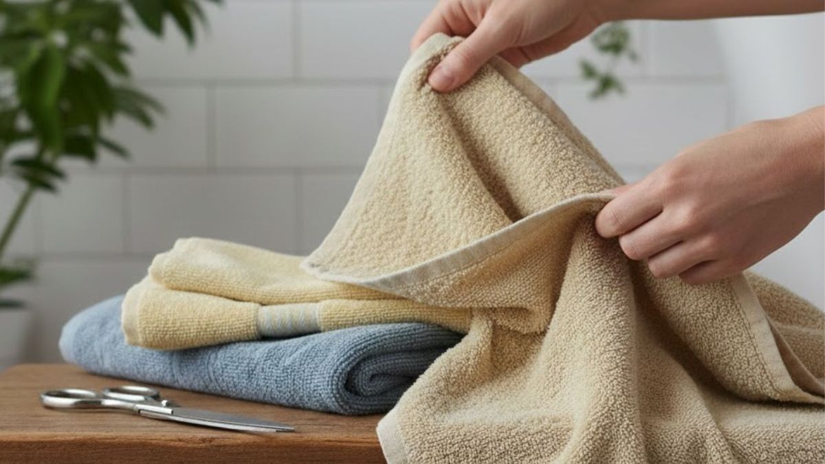 Si tenés una toalla rota o muy vieja, posees un tesoro: cómo reciclarla ...
