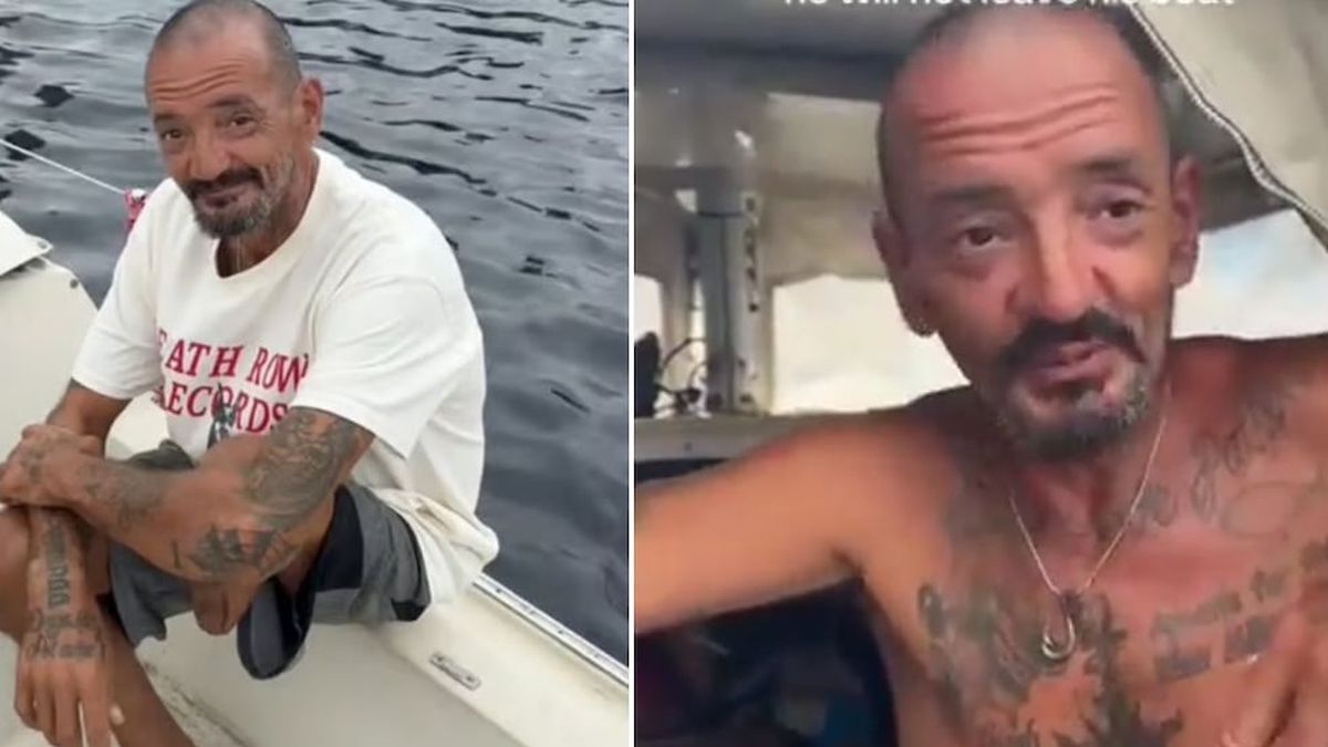 Apareció el “Teniente Dan”, el hombre que pasó el huracán Milton en su ...