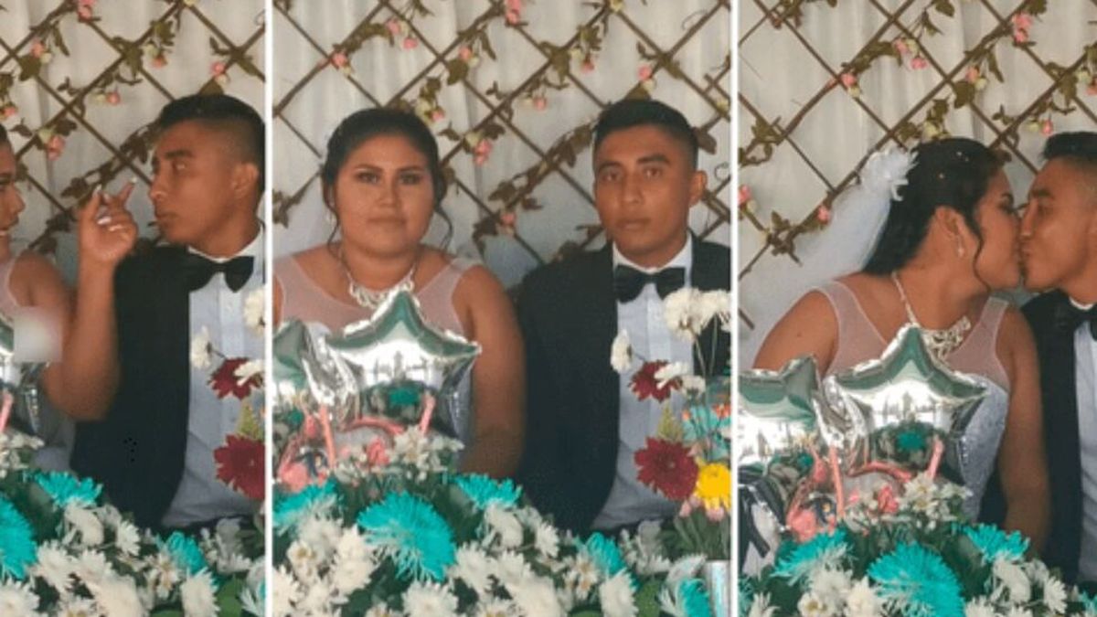 Video viral: recién casados discutían en su boda pero al ver que los ...
