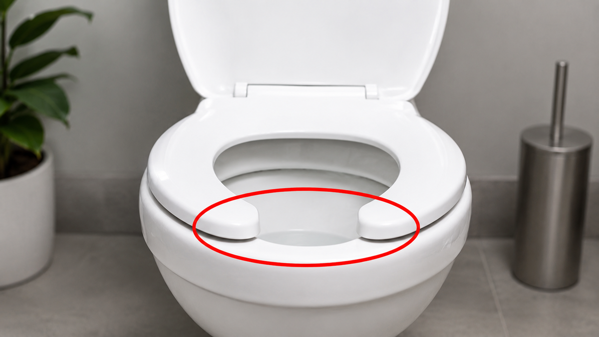 Pocos lo saben: por qué la tapa del inodoro tiene este pequeño espacio ...