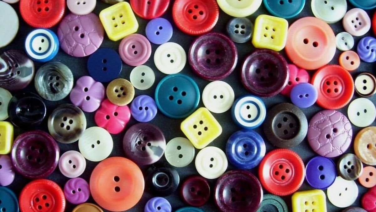 El maravilloso adorno que podes crear con los botones sin uso que están ...